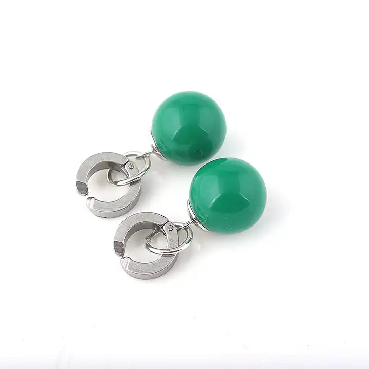 Green Clip-On Potara Earrings - Dragon Ball Z – Craftsingh